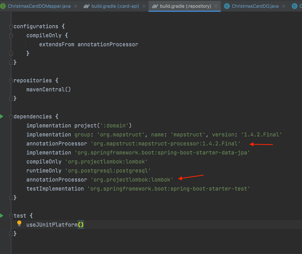 How to fix unknown property in result type - Mapstruct with Lombok
