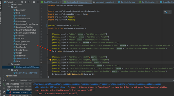 How To Fix Unknown Property In Result Type Mapstruct With Lombok